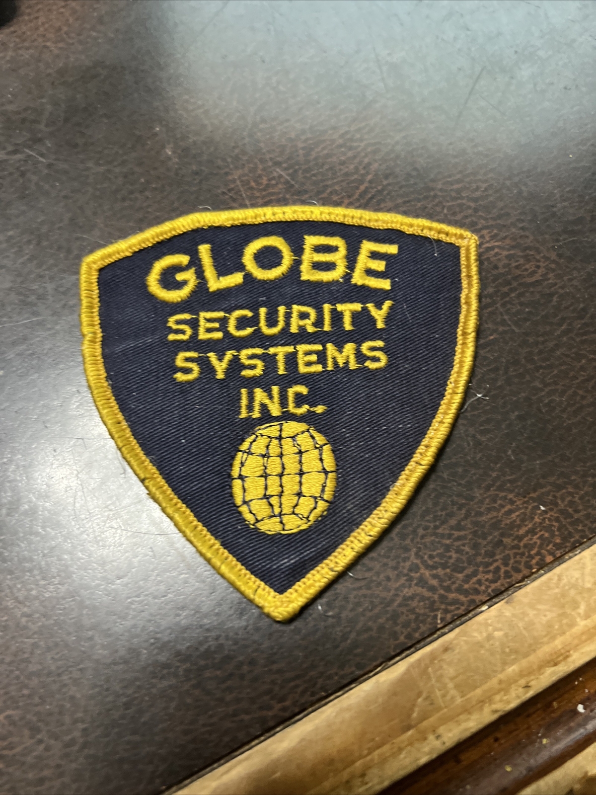 Vintage Early Patch Globe Security Systems | eBay