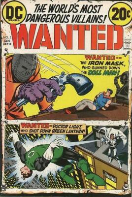 WANTED THE WORLD'S MOST DANGEROUS VILLAINS #5 VG, DC Comics 1973 Stock ...