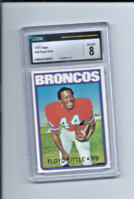 1972 TOPPS #50 FLOYD LITTLE CSG 8 BRONCOS HOF - Free shipping | eBay