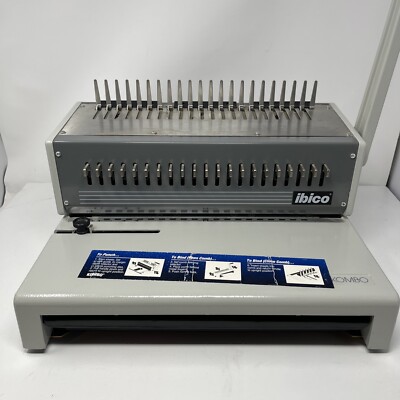 IBICO IBIMATIC Heavy Duty Steel Punch & Comb Book Binding Machine kombo ...