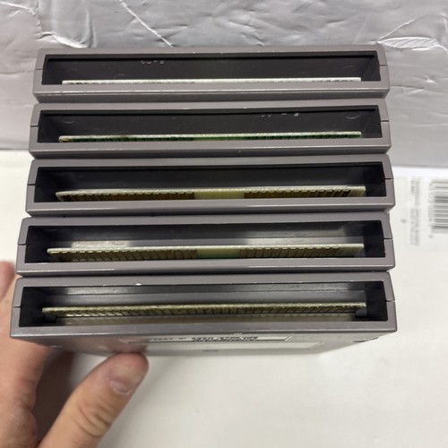 Nintendo NES Lot Of 5 Games- hoops Football Track/field Skyhawk Bases ...