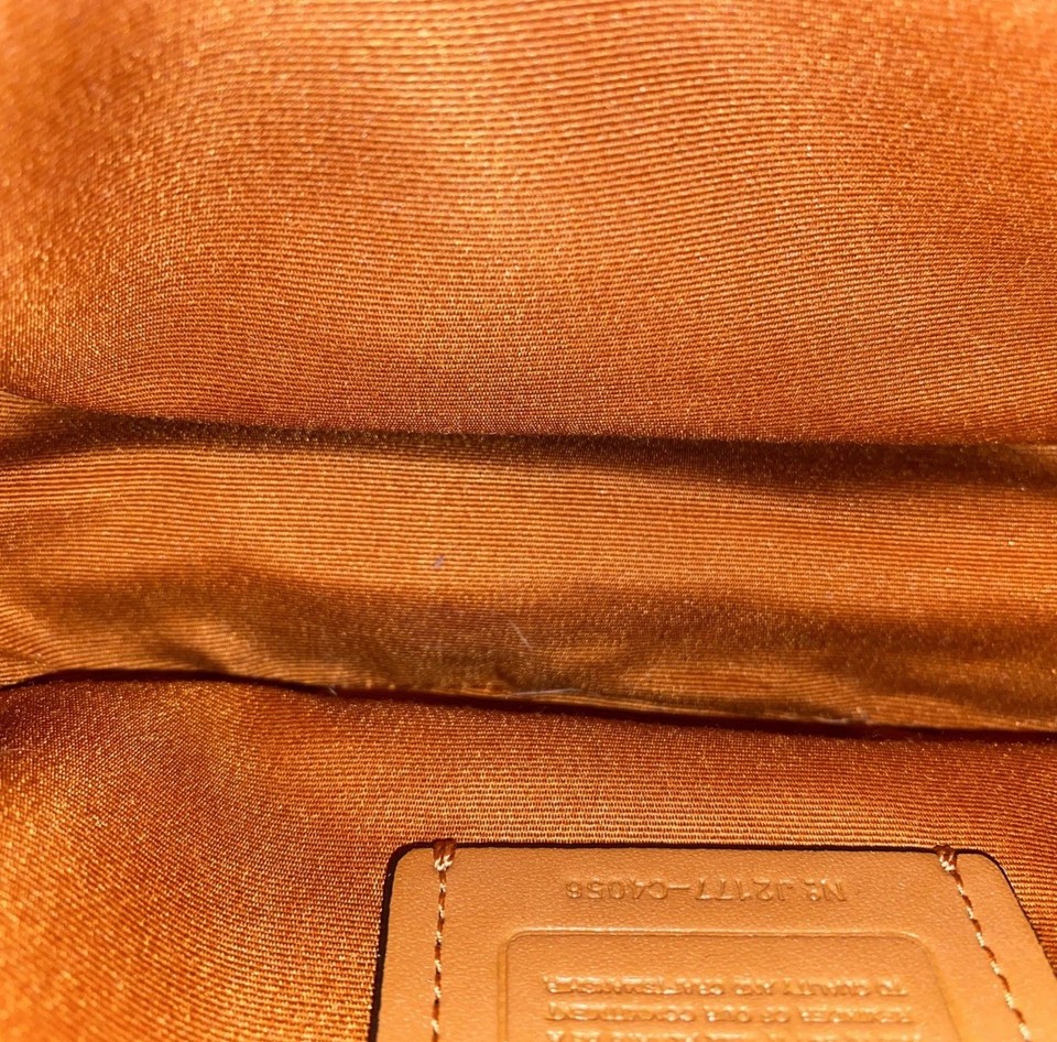 Coach Women's Brown Solid Horse Carriage Logo Crossbody Purse | eBay