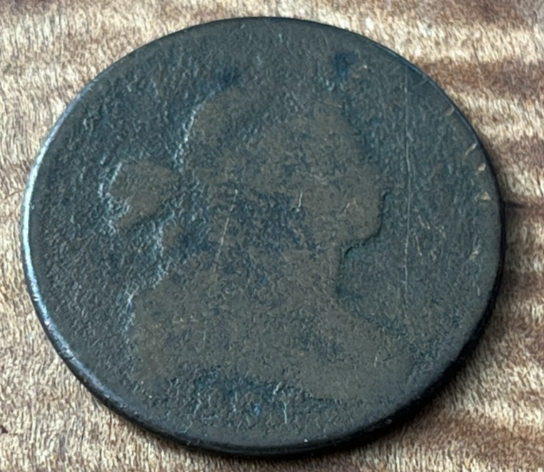 1807 ? U.S. Large Cent Heavily Worn Early American Draped Bust Large ...