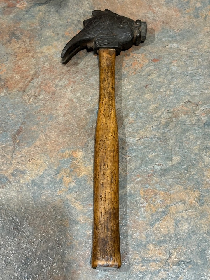 EXCEEDINGLY RARE FISH HEAD HAMMER, ONLY 8-10 KNOWN TO EXIST, EXCELLENT ...
