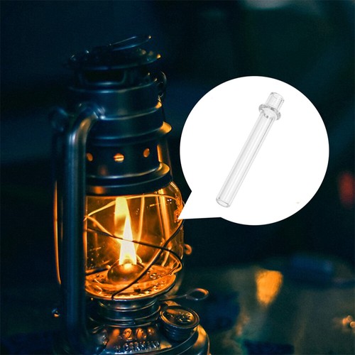 6pcs Glass Wick Tubes For Oil Lamps Oil Lamp Parts Hurricane Lampwick ...
