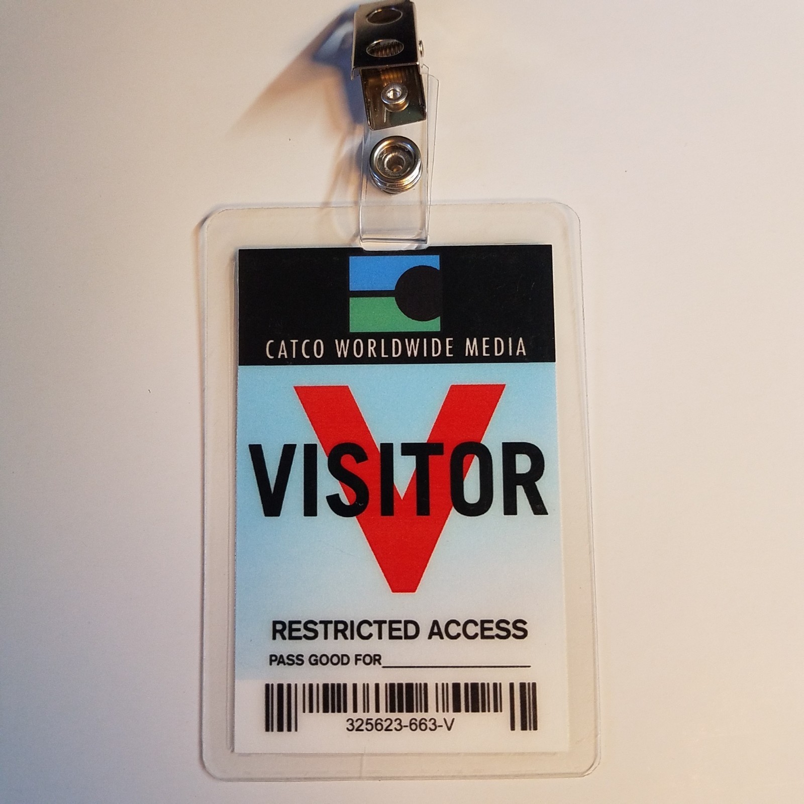 Supergirl ID Badge -Catco Worldwide Media Visitor costume prop cosplay ...