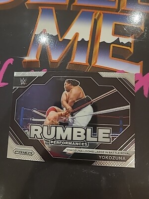 Panini Prizm WWE Yokozuna Rumble Performances Wrestling Trading Card ...
