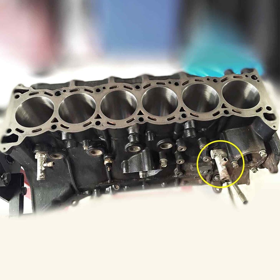 NEW VL RB20 RB25 RB26 RB30 FRONT COOLANT BLOCK FITTING, HOLDEN TURBO ...