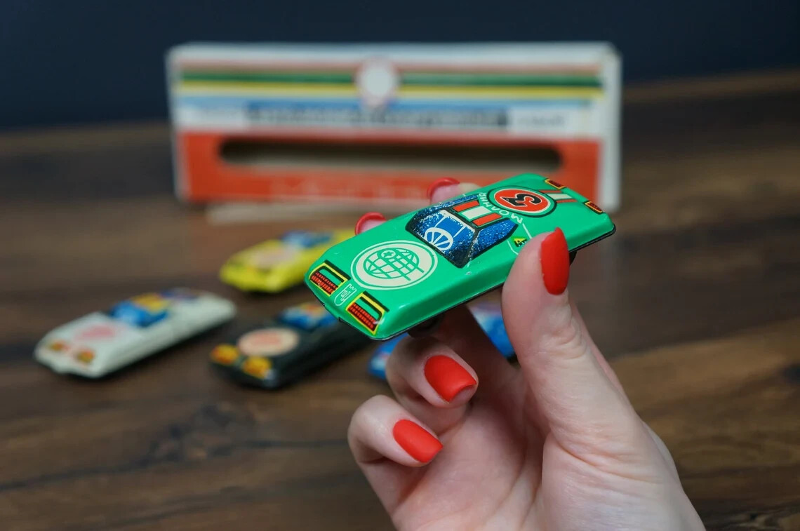 Vintage toy car, Antique toys, Antique toy car, Sports cars toys, Metal ...