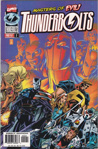Thunderbolts (1997) #2 1st Print Mark Bagley Variant Cover Masters Of ...