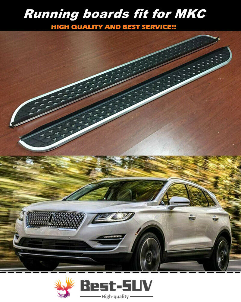 2Pcs Door Fixed Running Board Side Step Nerf Bar Fits for Lincoln MKC ...