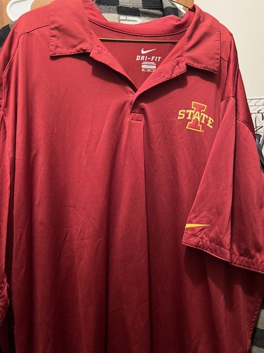 Iowa State Cyclones Mens Golf Shirt Nike Dry Fit 3XL | eBay