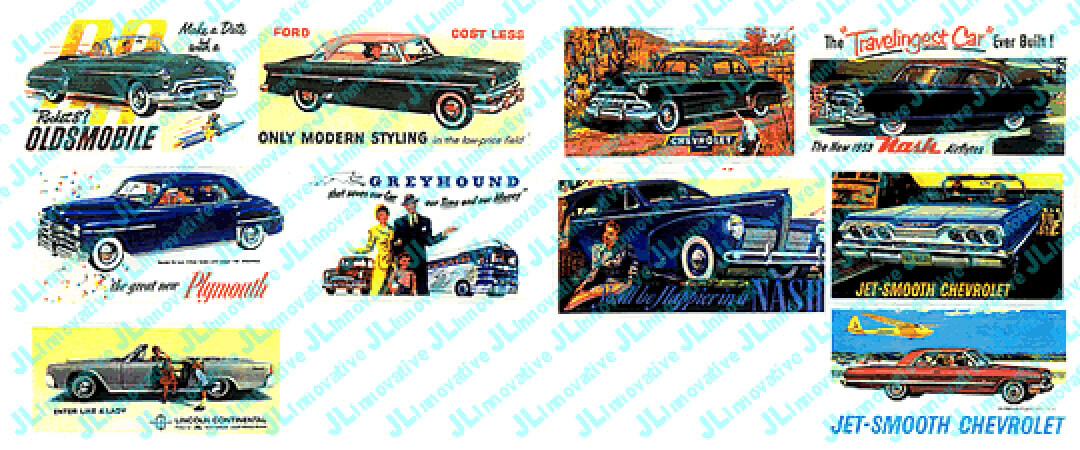 JL Innovative Designs N Scale Details - Billboards 1940s-1960s ...