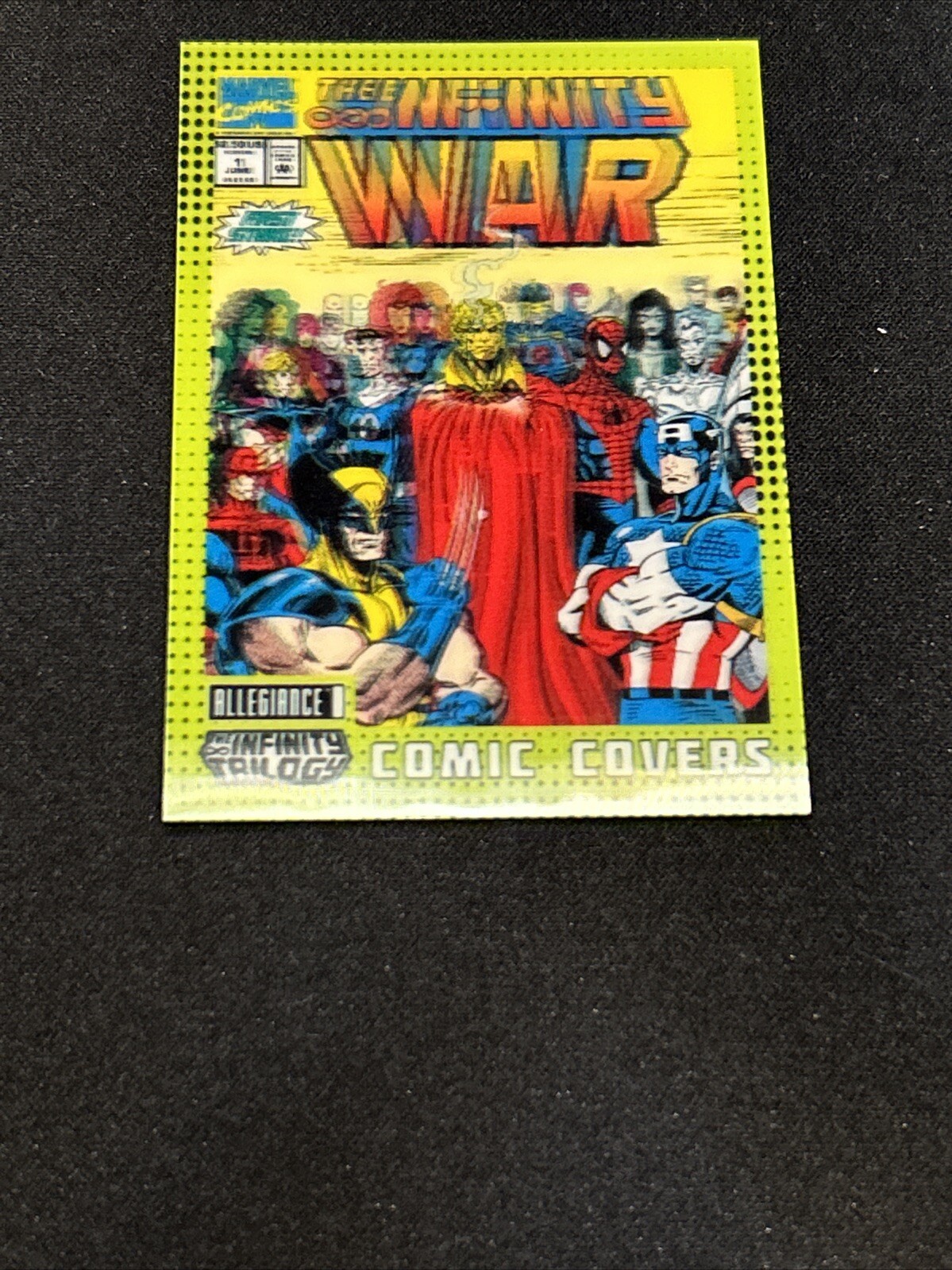2023 Marvel Allegiance The infinity Trilogy Lenticular Comic Covers War ...