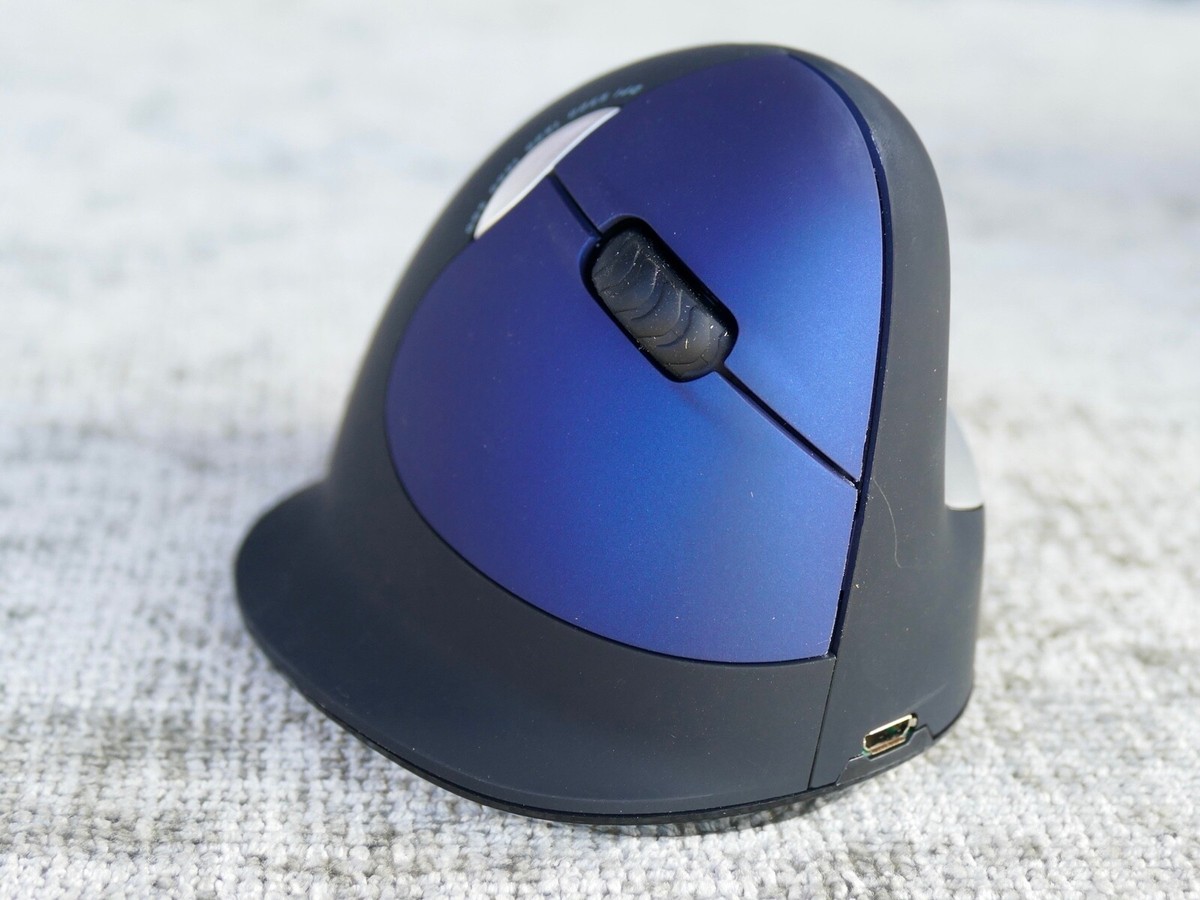 Ev Wireless Ergonomic Vertical Mouse Rechargeable Laser Ergonomic