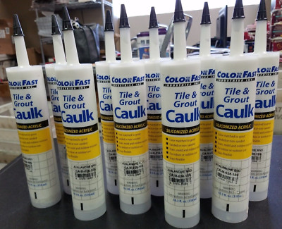 Lot of 10 Color Fast Tile & Grout Caulk 10.3 fl. oz. Avalanche Snd | eBay