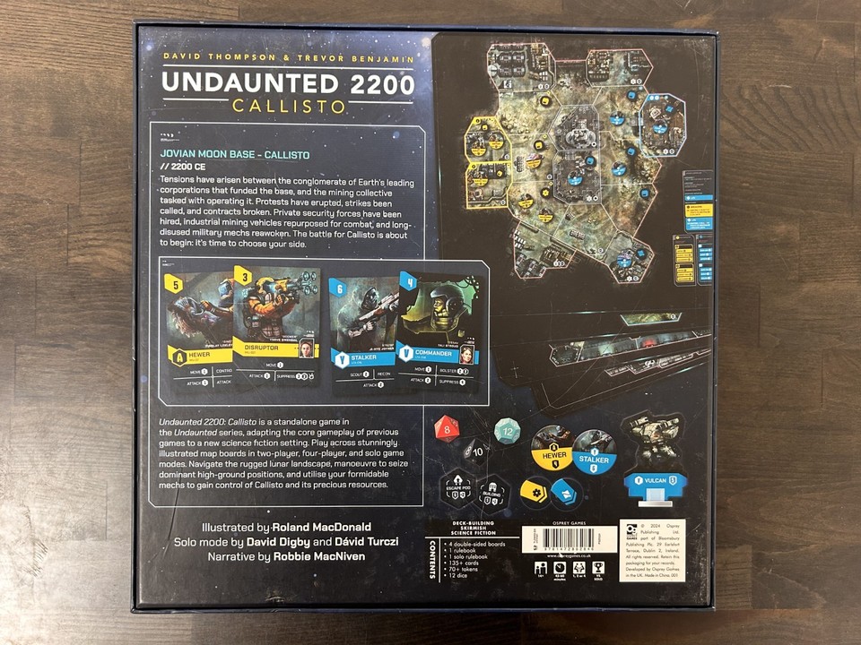 Osprey Games - Undaunted 2200: Callisto Board Game - COMPLETE! GREAT ...