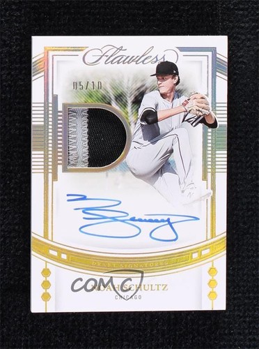 2023 Panini Flawless Draft Patch Auto Gold 5/10 Noah Schultz #DPA-NS | eBay