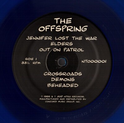 The Offspring Debut Blue Translucent RSD Sealed Vinyl Record LP | eBay