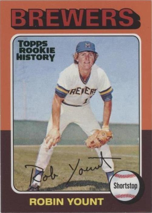 2018 Topps Archives - Topps Rookie History Robin Yount #223 Green /99 ...