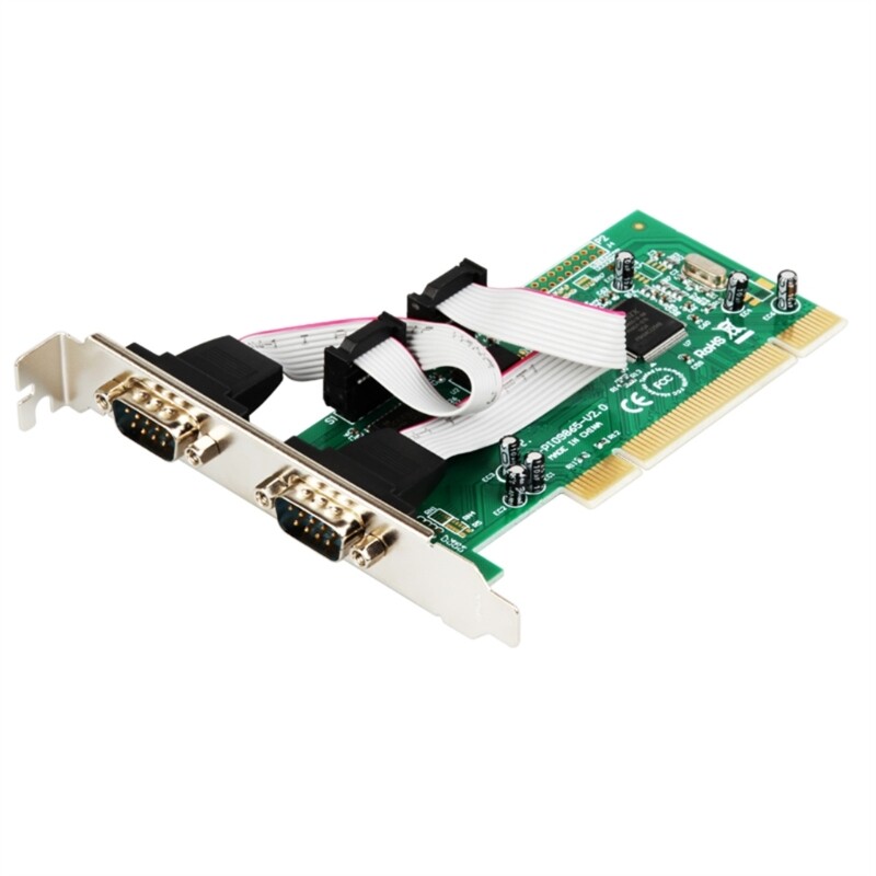 NEW PCI Serial Card 2 Port RS232 Industrial PCI Serial Port Card PCI to ...