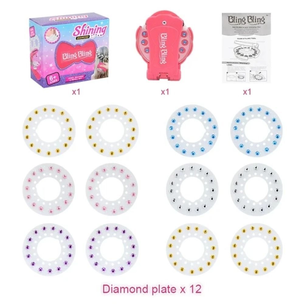 DIY Hair Jewel Machine Diamond Chip Girl Toy Fashion Gift | eBay.de