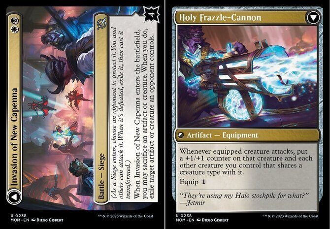 MTG Invasion of New Capenna // Holy Frazzle-Cannon NM-Mint March of the ...