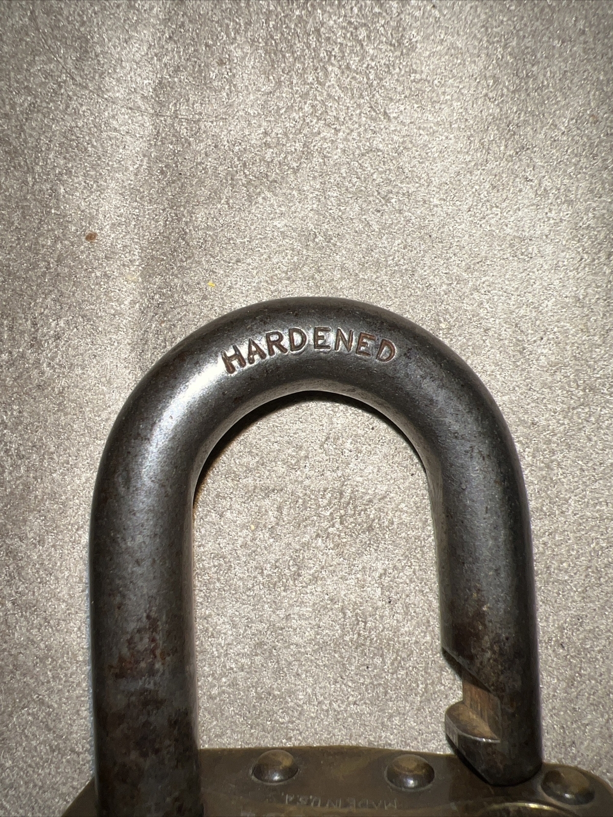 Vintage Master Lock No 6 Brass Lock With Key- REAL BRASS MADE in ...