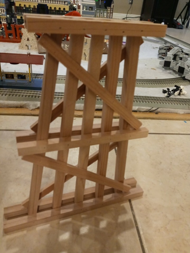 G Scale Model Train Garden Trestle 58 Piece Up to 12"and more Use with ...