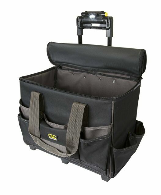 CLC Custom Leathercraft L258 TECHGEAR Roller Tool Bag With Lighted ...