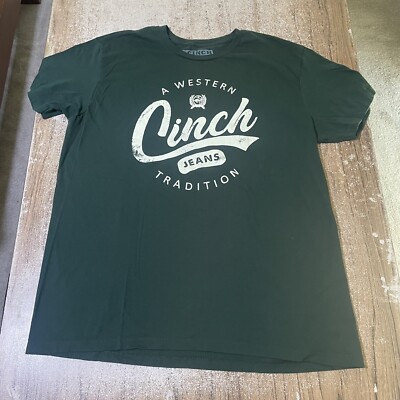 Cinch Rodeo Mens Tee Shirt Size XL #30020 | eBay