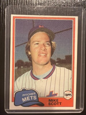 1981 Topps Mike Scott Baseball #109 New York Mets *FREE SHIPPING* | eBay