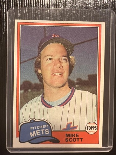 1981 Topps Mike Scott Baseball #109 New York Mets *FREE SHIPPING* | eBay