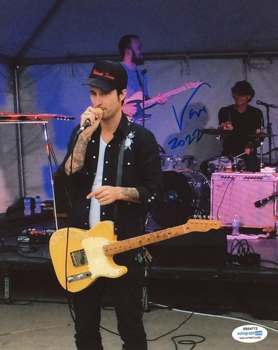 SPONGE BAND Vinnie Dombroski hand SIGNED Photo ACOA CERTIFIED AUTOGRAPH ...