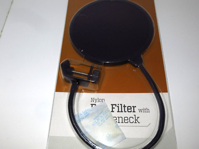 Auray PFNY-6 Nylon Pop Filter with Gooseneck and C-Style Clamp for Mic ...