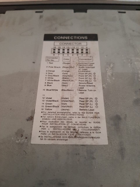 Alpine CDA-9851 CD Player In Dash Receiver for sale online | eBay