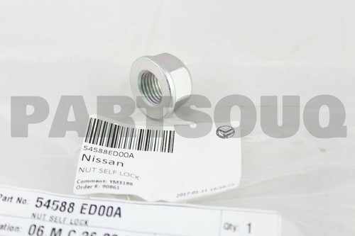 54588ED00A Genuine Nissan NUT 54588-ED00A | eBay