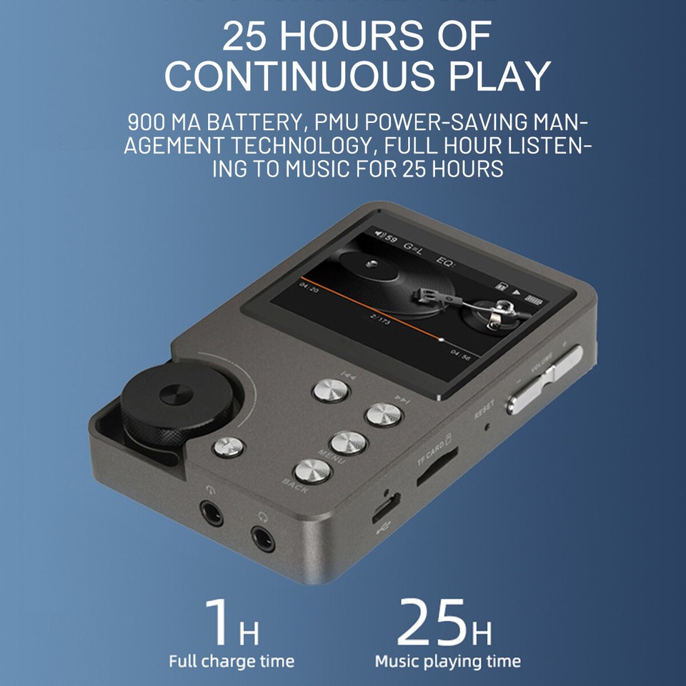 HiFi MP3 Player Lossless DSD DAC Flac High Resolution Music Player ...