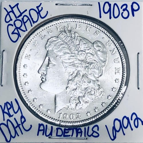 1903 P MORGAN SILVER DOLLAR AUTHENTIC HI GRADE U.S. MINT COIN RARE KEY ...