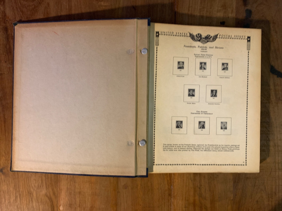 The All American Stamp Album Vintage 1959 Not Complete (Read Disc) & No ...