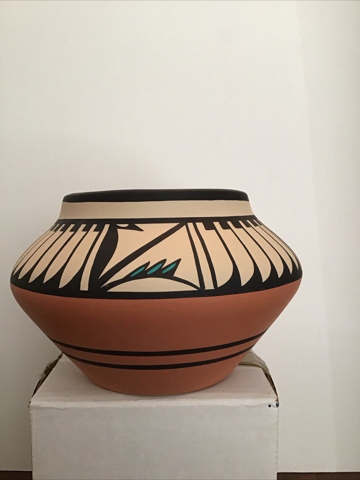 Kopa Pottery, Indian Macrame Pot, 4 1/2” X 6 1/4” | eBay