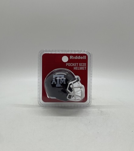 Texas A&M Aggies NCAA Riddell Pocket Size Helmet Date Code April 2025 ...