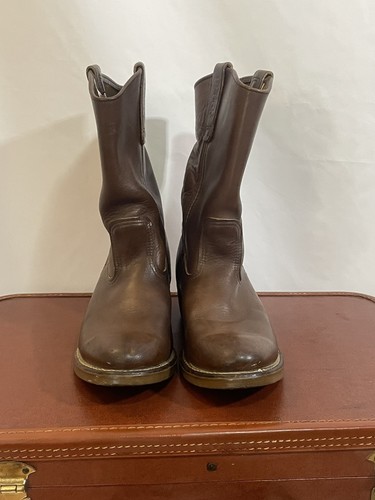Vintage Red Wing 1155 Pecos Leather Western Work Boots Mens Size 8 E ...
