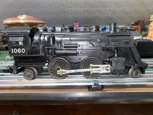 Vtg O Gauge Lionel Train Lot 1060 steam locomotive w/ slope back coal ...