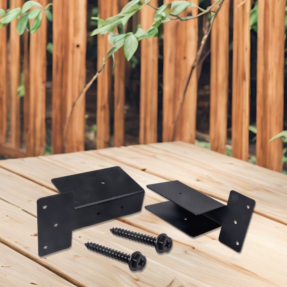 4pcs 2x4 Pergola Side Top Mount Bracket Upper Joint Timer Lumber Kit ...