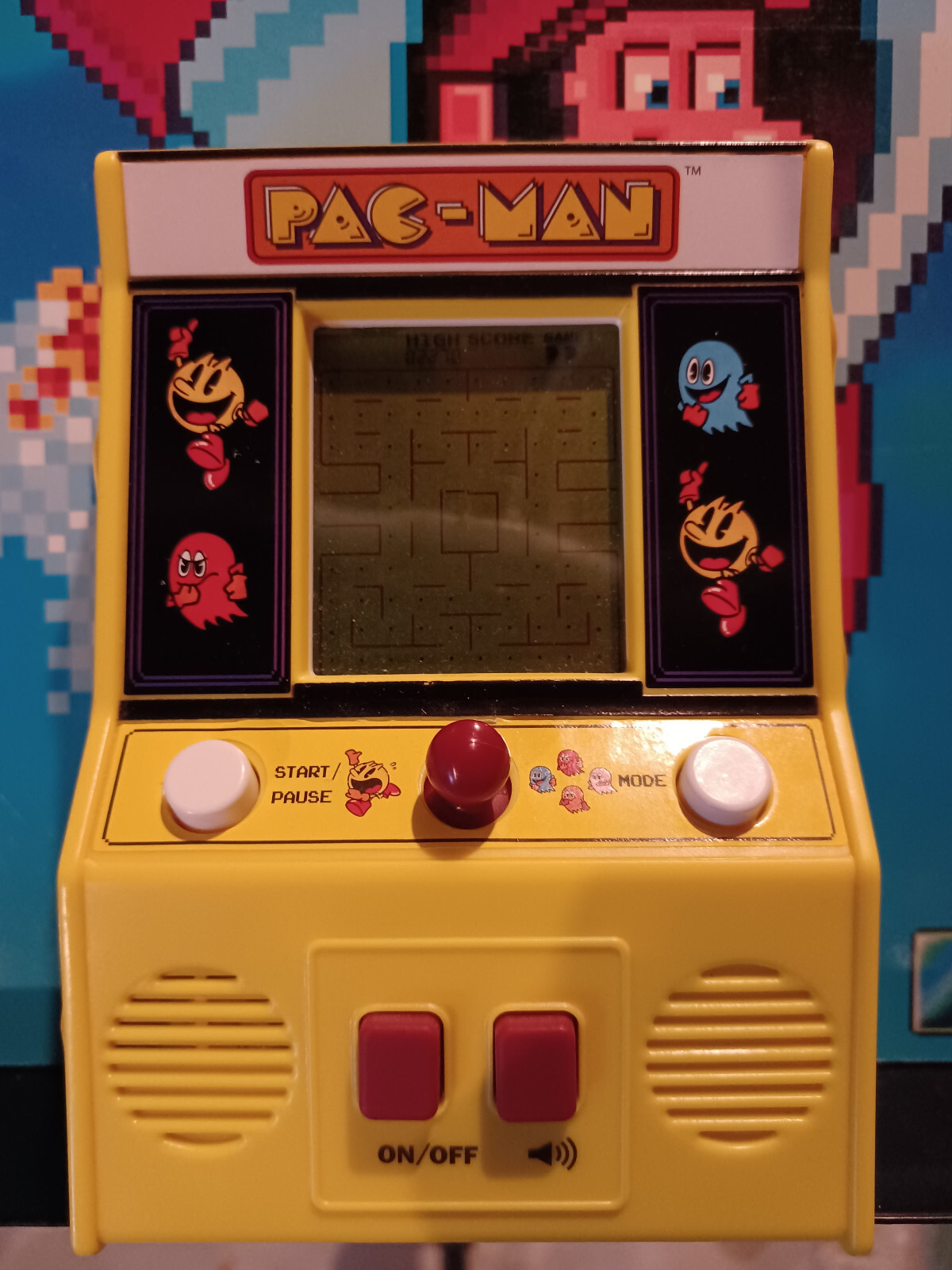 Pac-Man Electronic Handheld Tabletop Game - Basic Fun, Bandai Namco ...