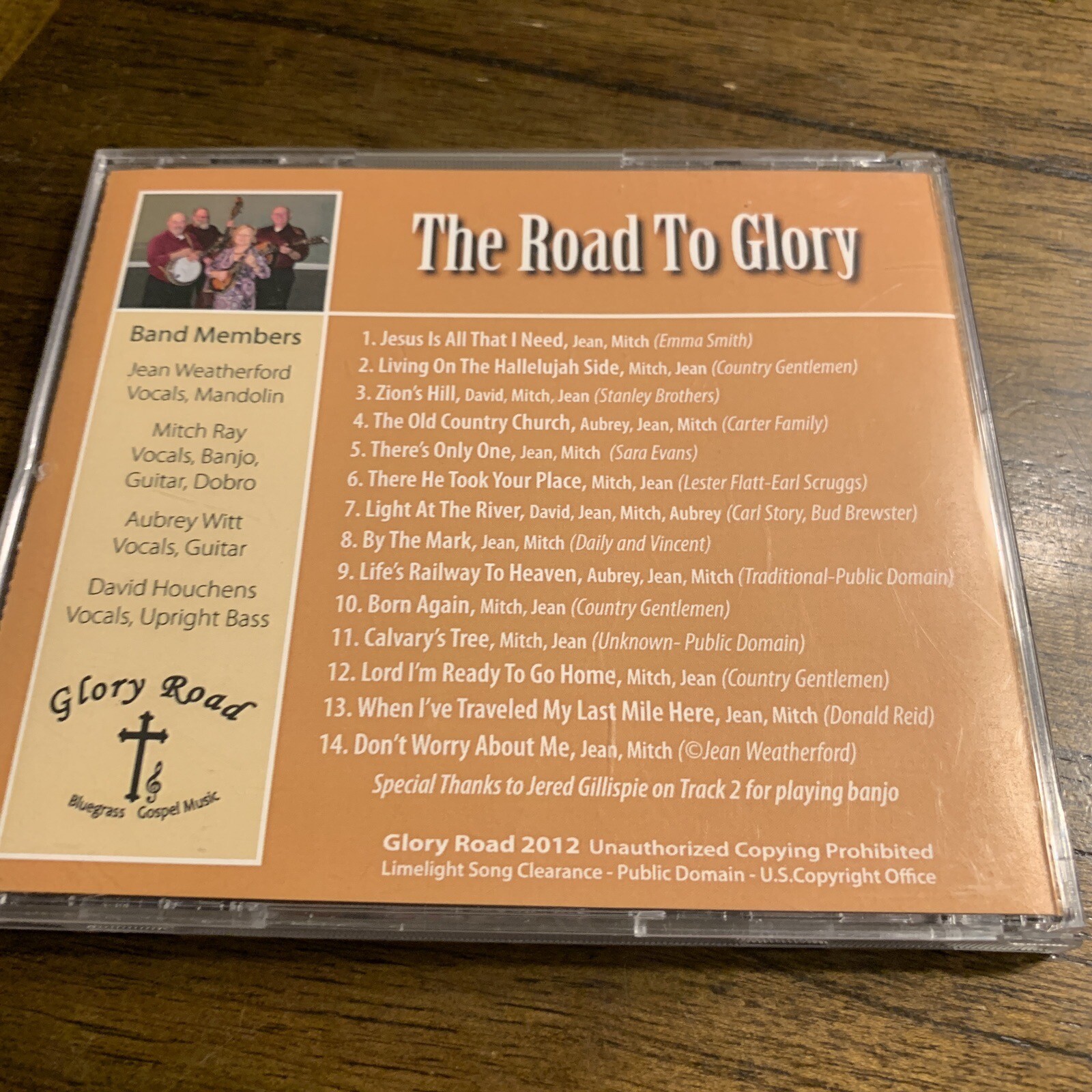 The Road to Glory by the Glory Road (CD, 2012) Gospel Bluegrass | eBay