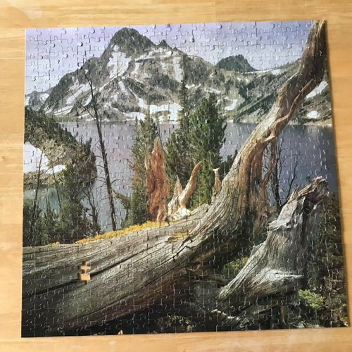 Vtg Warren Paper Products Jigsaw Puzzle Sawtooth Lake 9466 550pcs 20 ...