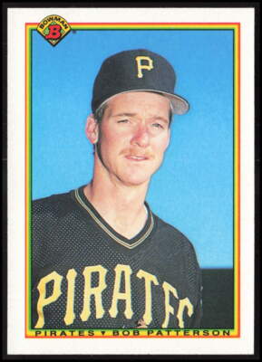 1990 Bowman #168 Bob Patterson Pittsburgh Pirates Baseball Card | eBay