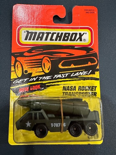 MOC Matchbox 1995 Die Cast NASA Rocket Transporter #60 Rocket is ...